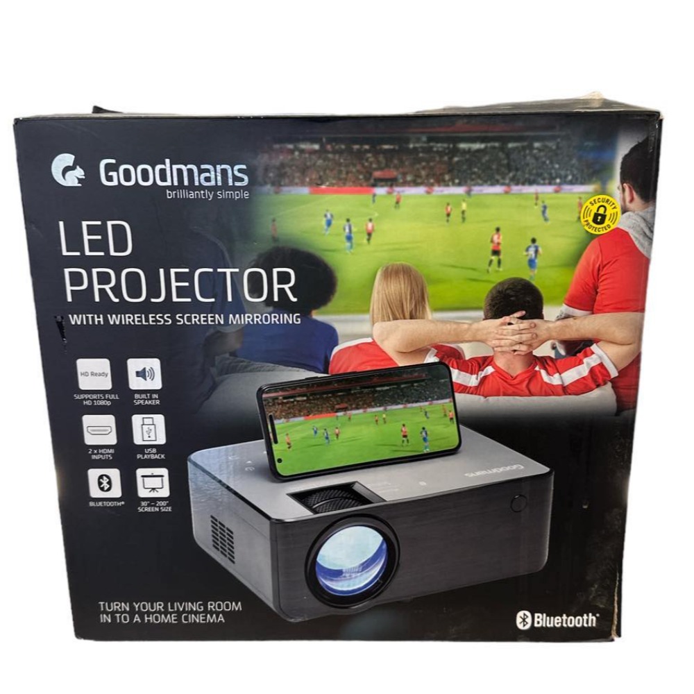 Like New Goodmans LED Projector - Own4Less